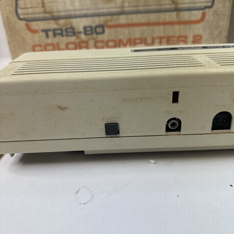 Vintage Radio Shack TRS-80 Color Computer 2 W/ Box Parts/Repair ...