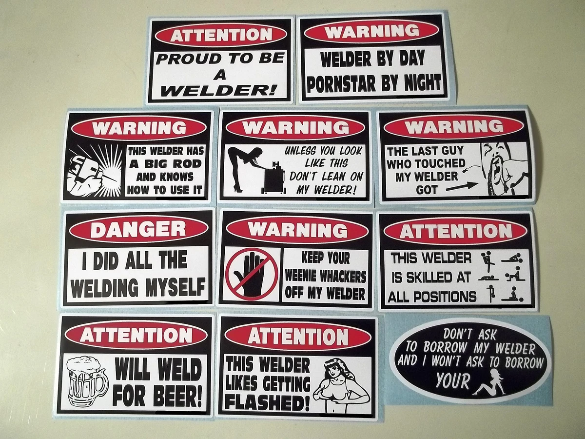 Welder Stickers Funny