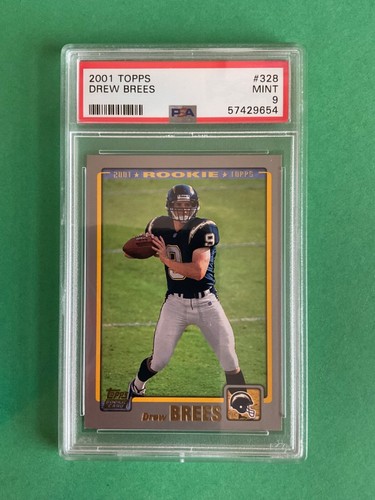 Drew Brees Topps Rookie Football Card #328 - San Diego Chargers HOF ...