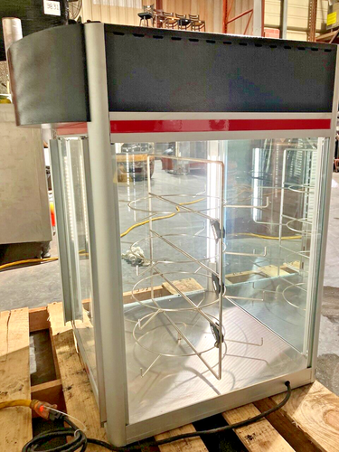 Hatco FSDT-2 Flav-R-Savor Tall Two Door Holding Display w/ Revolving 4 ...