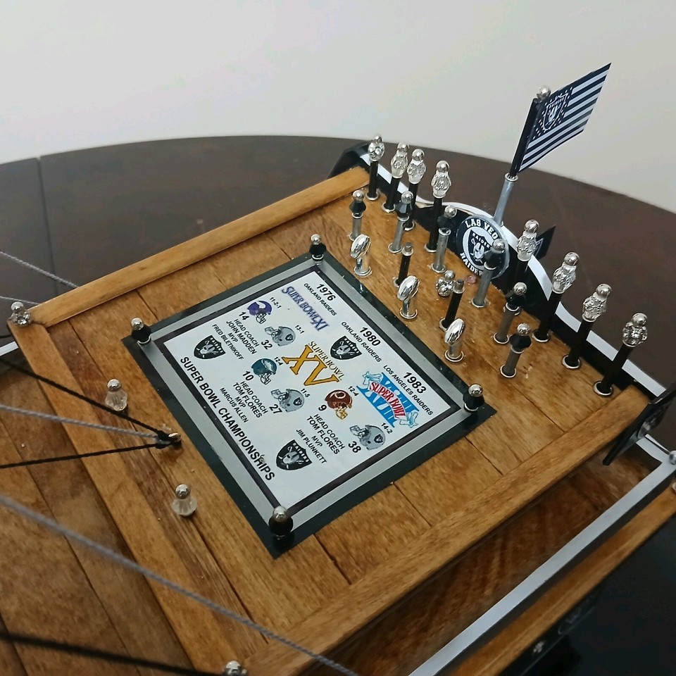 Las Vegas Raiders Championship built to Order wooden ship unique ...