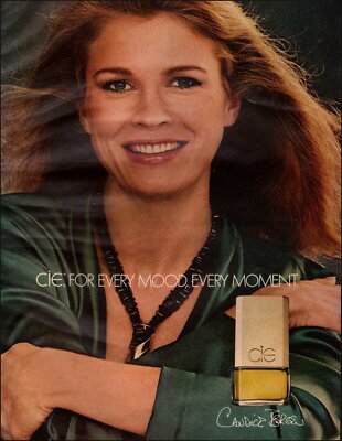 1980 Print ad cie retro perfume with Candic Bergen Murphy photo 07/26 ...