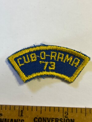 Vintage BSA ( Cub-O-Rama 1973) Boy Scout Patch | eBay
