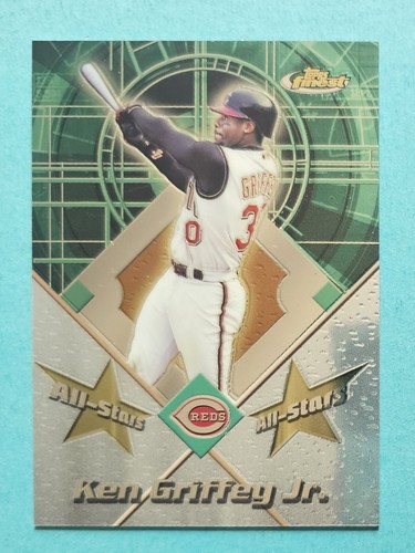 Ken Griffey Jr. 2001 Topps Finest All Stars Card #FAS10 SP Insert ...