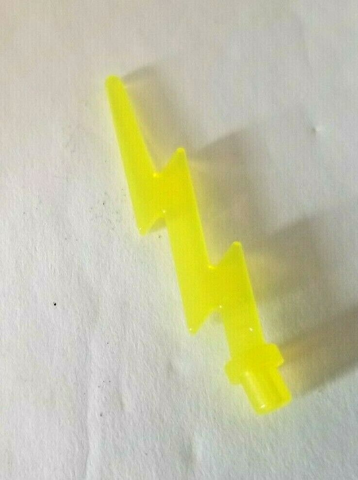 LEGO Minifigure Lightning BOLT Energy Effect Weapon Translucent Yellow ...