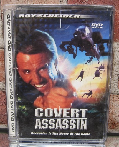 Covert Assassin / Wild Justice DVD Roy Scheider Rare with super jewel ...