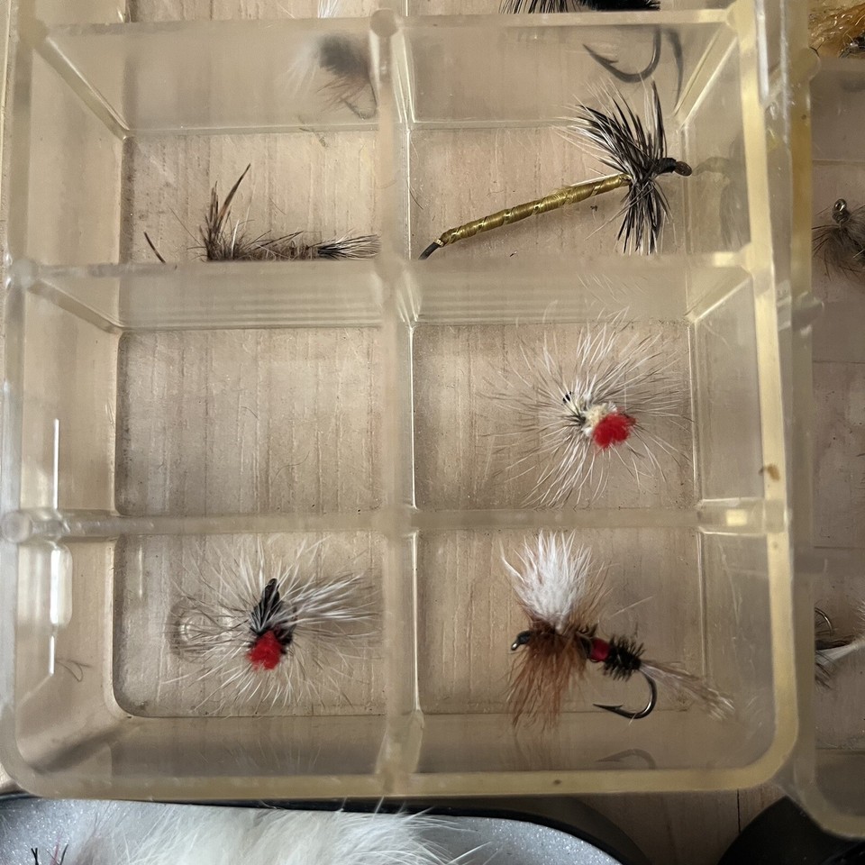 Vintage Metal Richard Wheatley Fly Box Filled With Flies LL BEAN lot | eBay