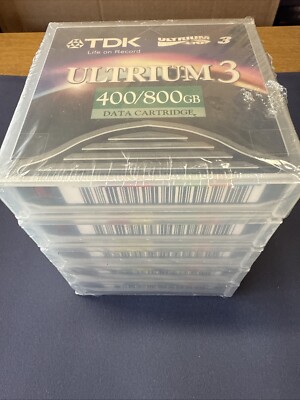 5-Pack TDK LTO Ultrium 3 400/800GB Data Cartridge - NEW/SEALED | eBay