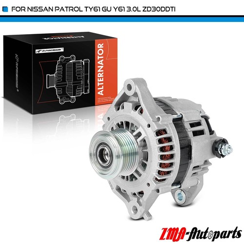 Alternator 2-Pin 7-Groove for Nissan Patrol TY61 GU Y61 2000-2016 3.0L ...