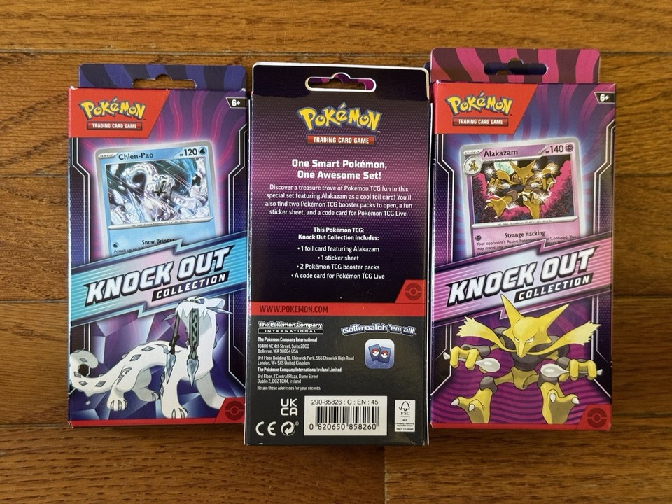 Pokémon TCG Knock Out Collection Alakazam Card 2025 New Sealed | eBay
