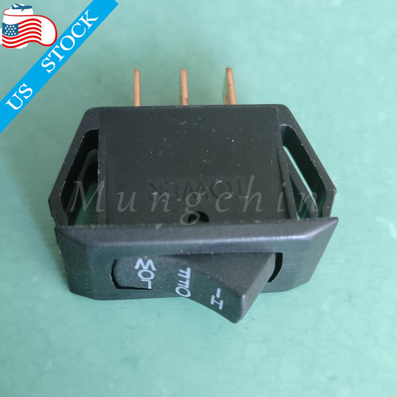 Tower HIGH-OFF-LOW Rocker Switch Maintained 3Position 16A 125VAC 12A ...