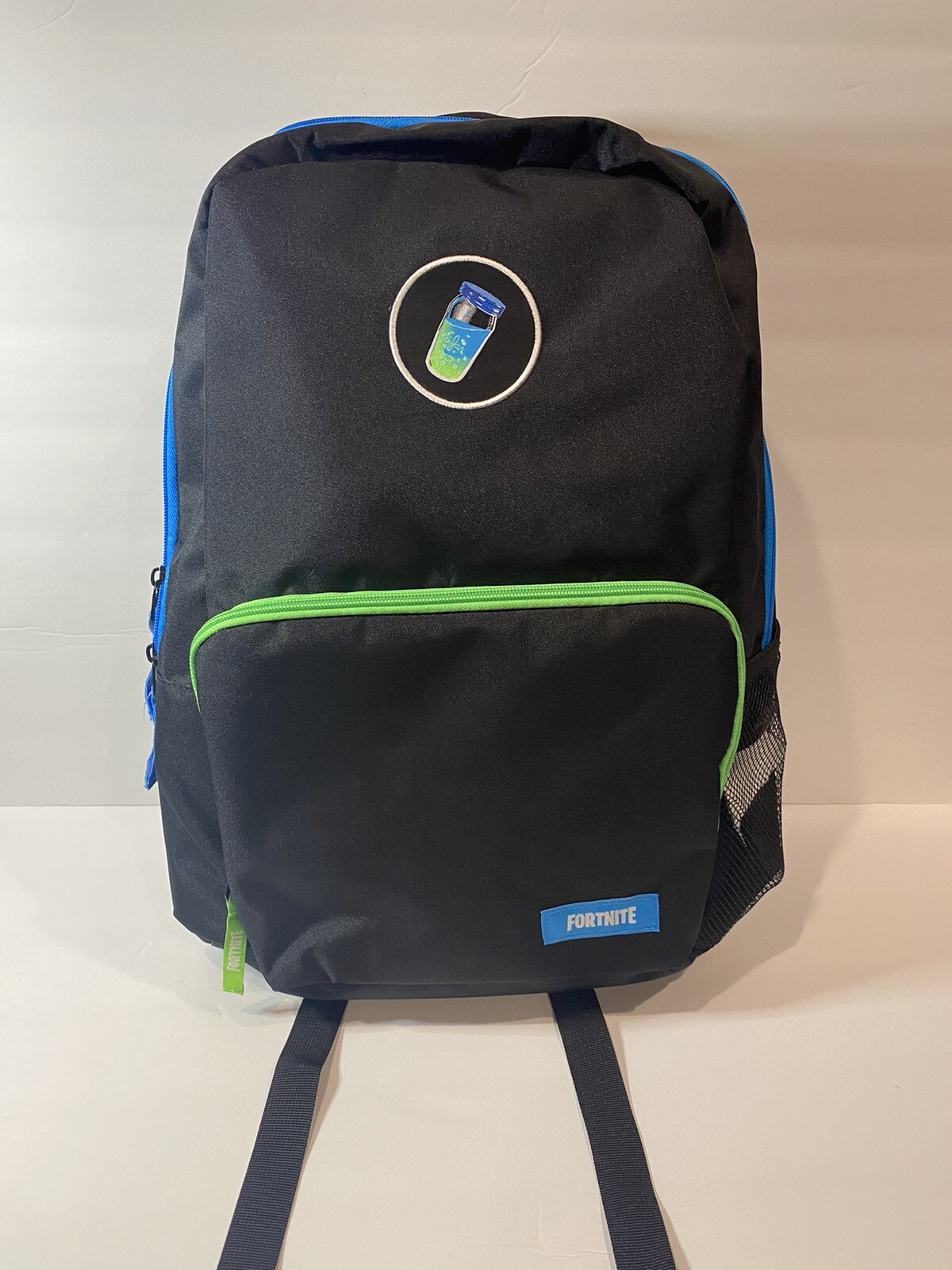 Black FORTNITE Backpack with Chug Jug Emblem | eBay