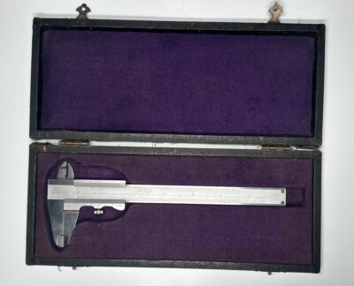 Vintage 6" Mauser Vernier Caliper, George Scherr Co. N.Y., with Case | eBay