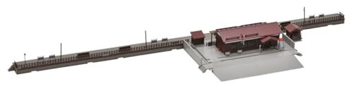 TOMIX 4251 N Gauge Wooden Station Building Set Cold Area Diorama Suppl ...