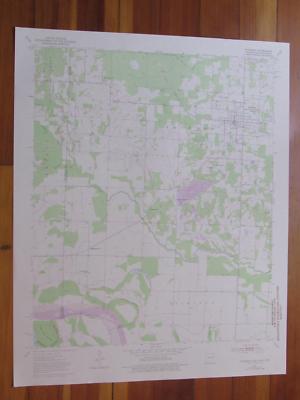 Foreman Arkansas 1976 Original Vintage USGS Topo Map | eBay