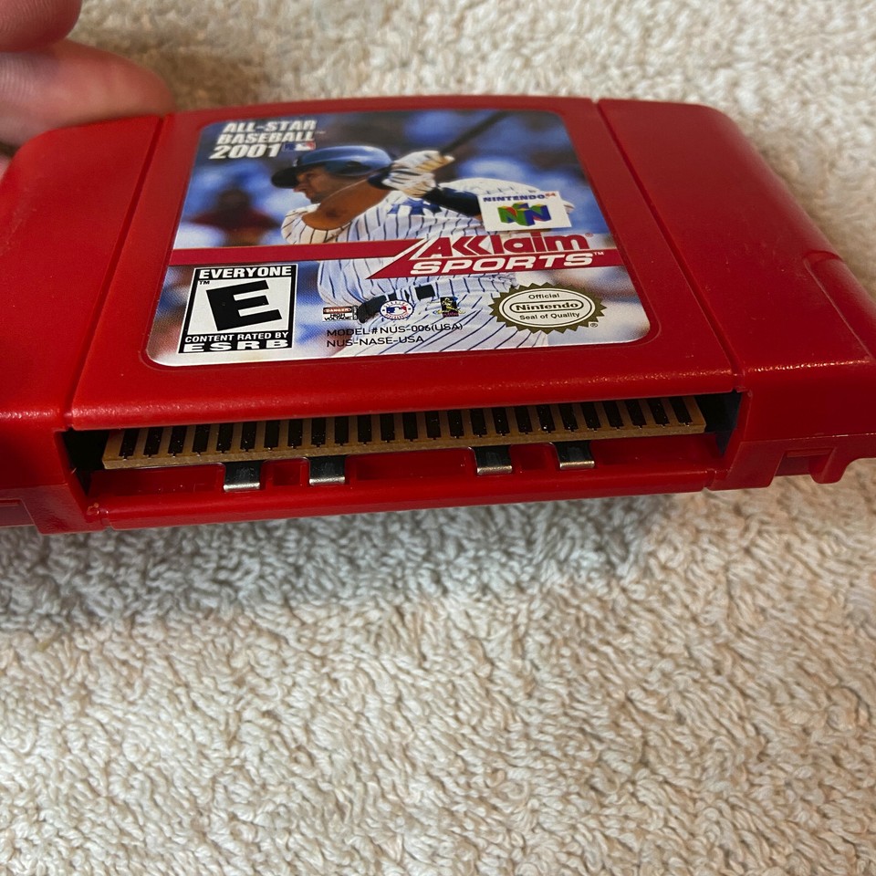 All-Star Baseball 2001 N64 Game Nintendo Cartridge Only Tested ...