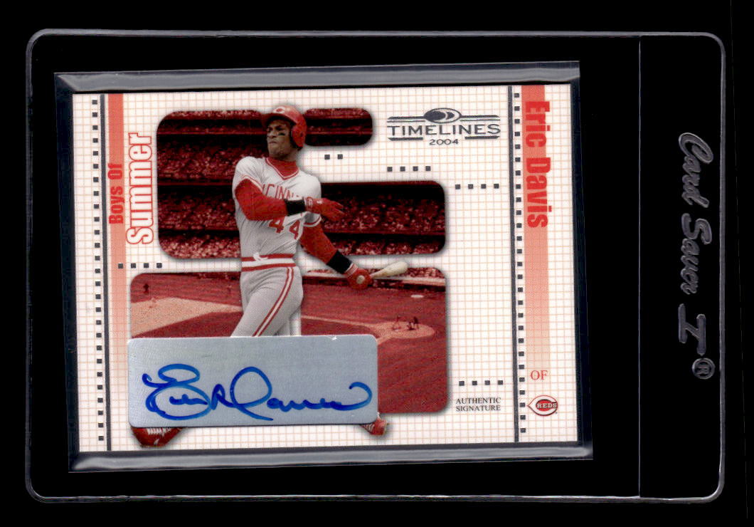 2004 Donruss Timelines Boys of Summer Autograph #13 Eric Davis Auto | eBay