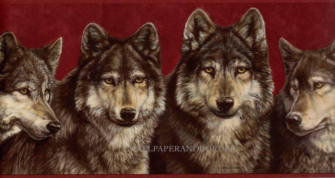Wolf Wallpaper Border