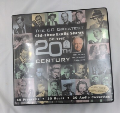The 60 Greatest Old-Time Radio Shows of the 20th Century Cassettes Set ...