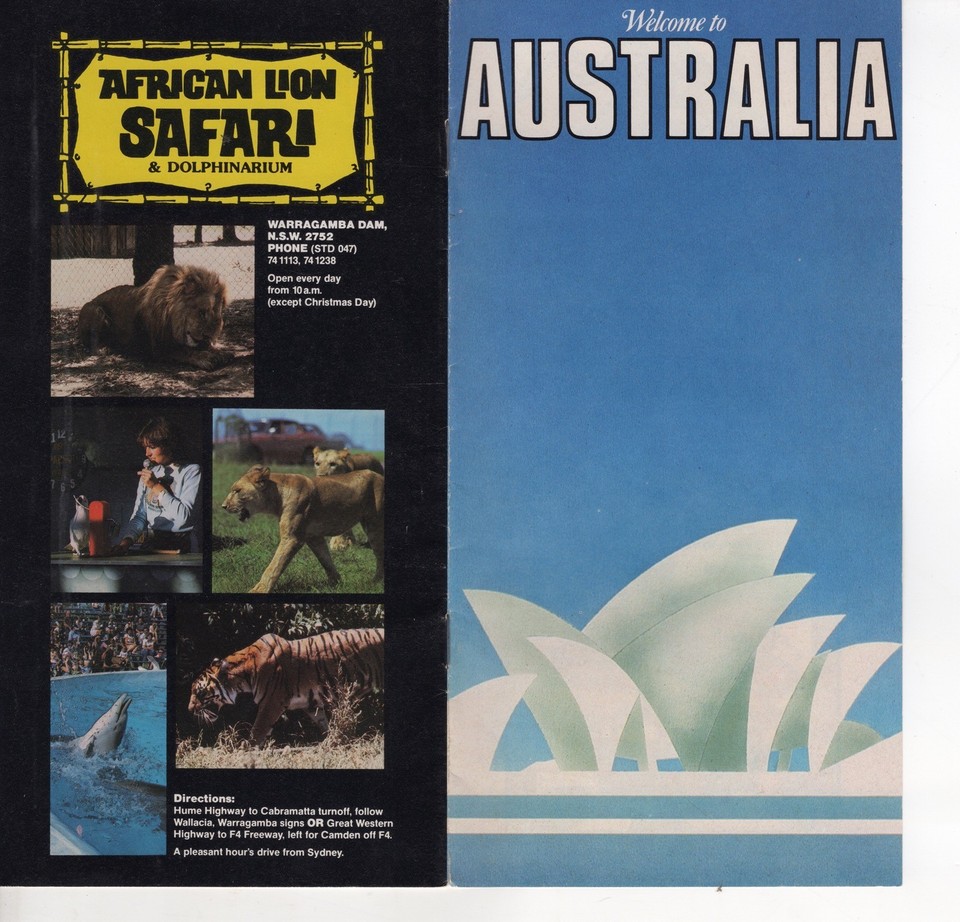 Australian Tourism Booklet “welcome to Australia” 1970s Map | eBay ...