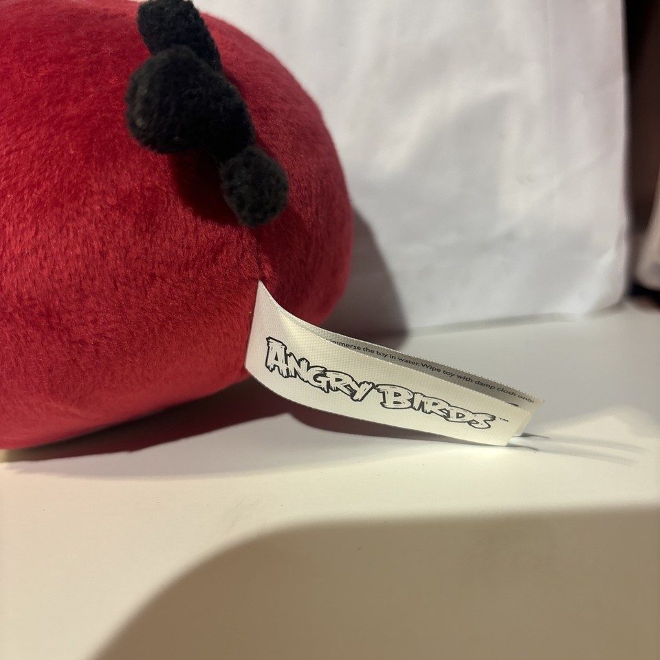 Red Angry Bird Labelled 5" Plush Toy For Collectors | eBay UK