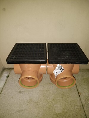 Osma Wavin Bottle Gully 87.5° 110mm 4D900 Underground Drainage X2 | eBay