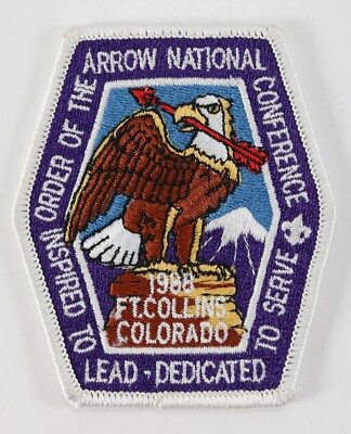Vintage 1988 OA WWW Order Arrow Colorado National Conference Boy Scout ...