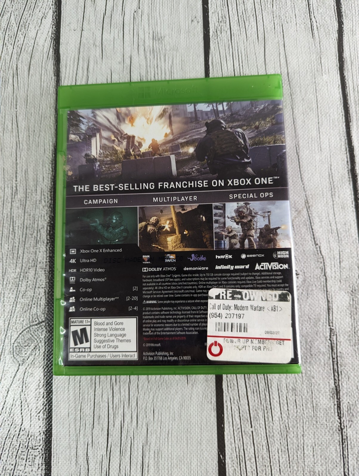 Call of Duty: Modern Warfare 2019 Microsoft Xbox One | eBay