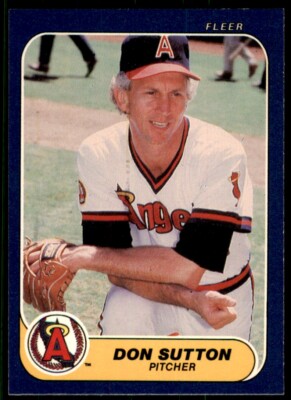 1986 Fleer Don Sutton. . California Angels #170 | eBay