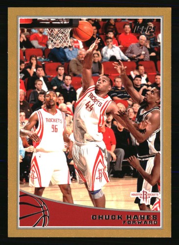 Chuck Hayes 2009 Topps Gold 1469/2009 #102 Basketball Card | eBay
