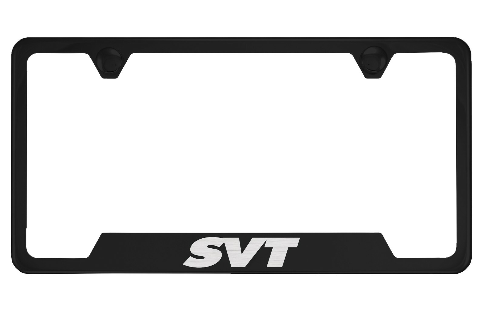 Black License Plate Frame for SVT