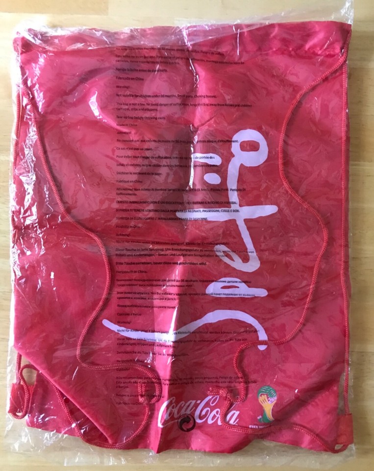 New! Coca Cola 2014 FIFA World Cup Soccer Brasil/Brazil - Tote ...