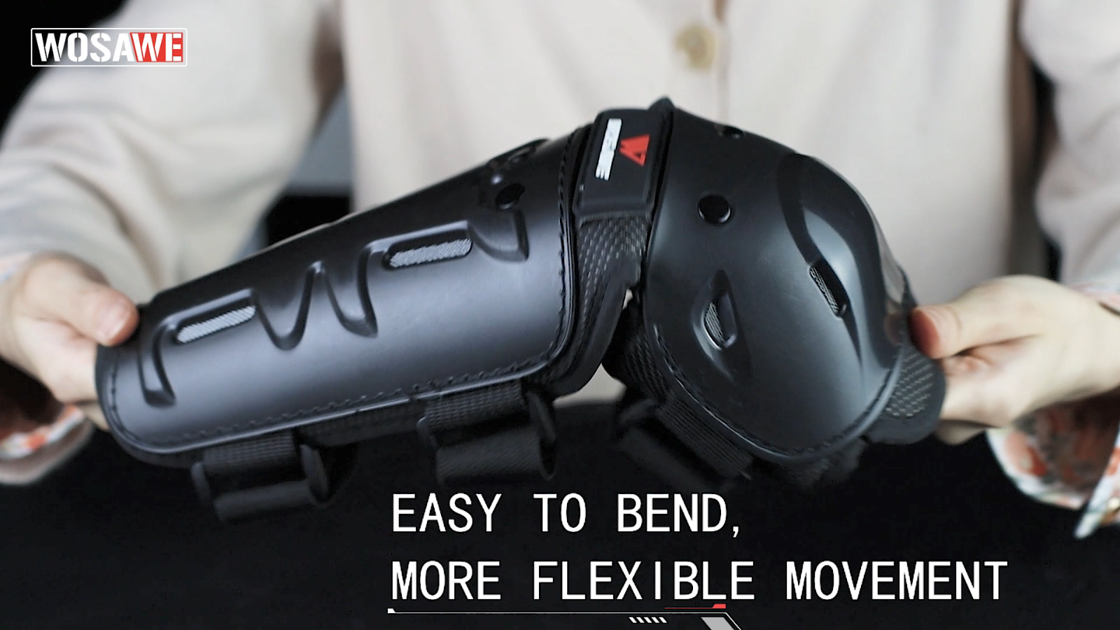 WOSAWE Motorcycle Shin Guards Knee Protector Motocross Bike Road Knee ...