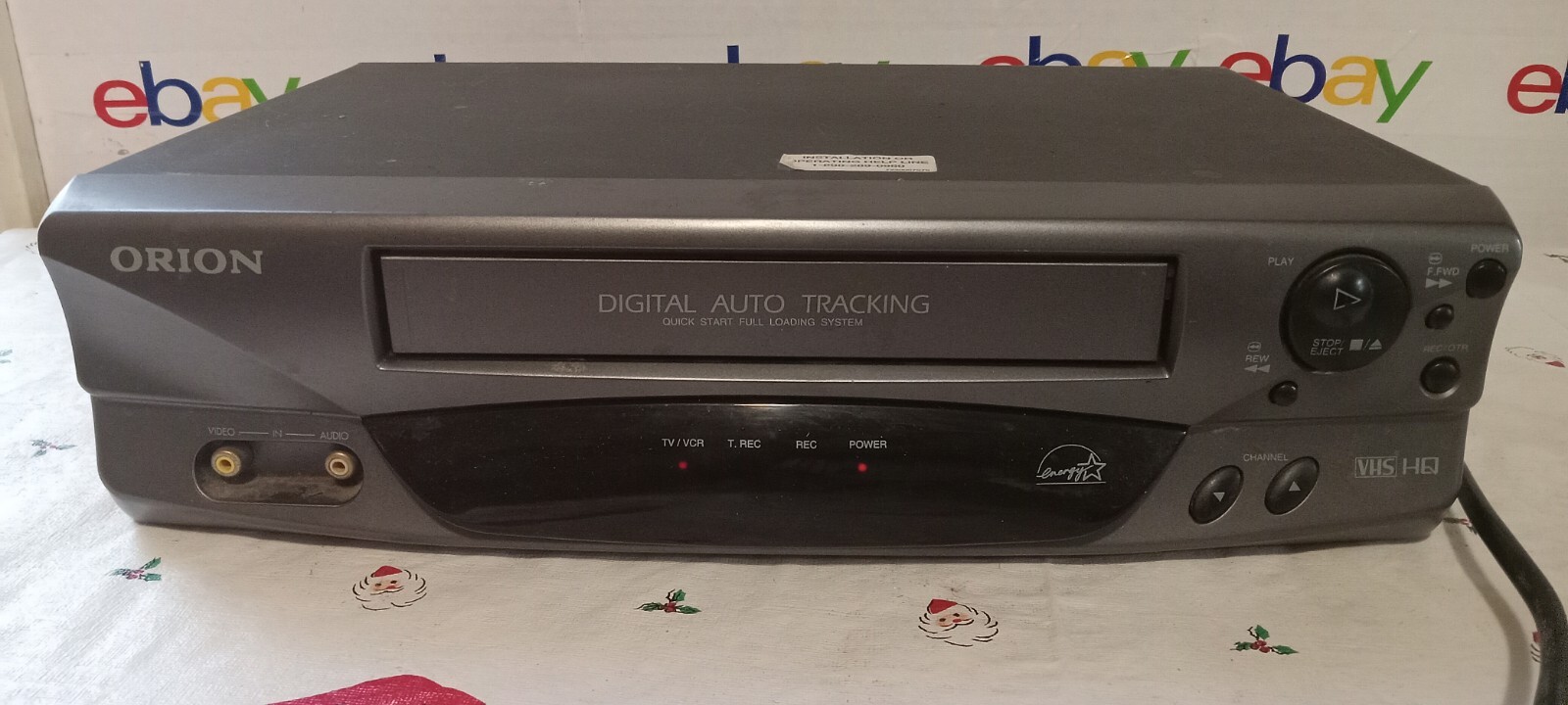 ORION 4 Head VCR VHS Player Recorder VR0211B No Remote TESTED | eBay