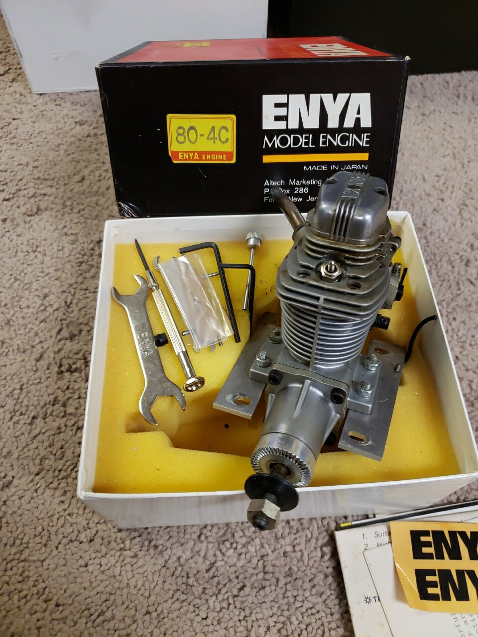 ENYA Engine - Enya 80 four stroke - Clean | eBay