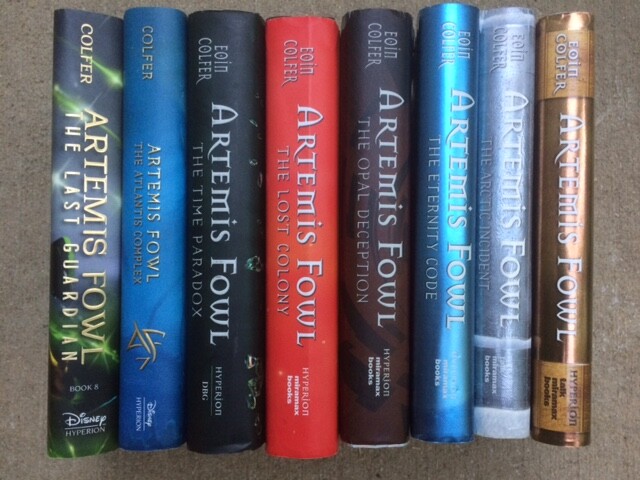 Artemis Fowl complete series set 1-8 by Eoin Colfer 1 2 3 4 5 6 7 8 HB ...
