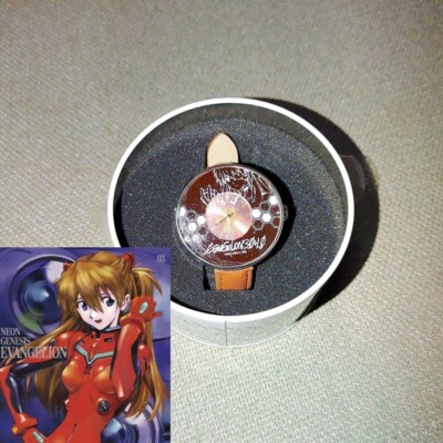 Neon Genesis Evangelion Asuka Langley Kawaii wristwatch leather belt ...