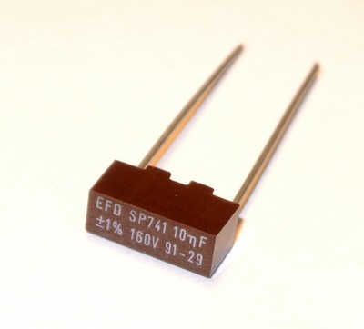 10nF 1% 160V Polycarbonate Precision Capacitor PM741 Exxelia / EFD [QTY ...