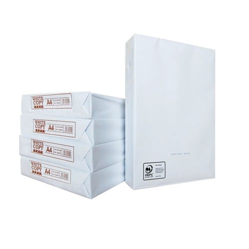 WHITE PAPER A4 PRINTER COPIER PAPER BOX OF 2,500 SHEETS / 5 REAMS OF ...