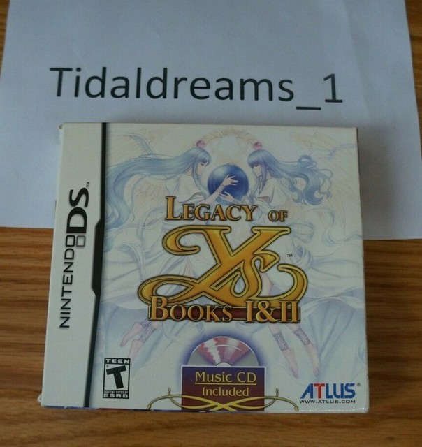 Legacy of Ys: Books I & II (Nintendo DS, 2009) for sale online | eBay