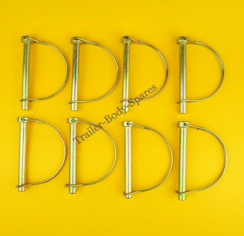 FREE UK Post 8 x 11mm Extra Large Shaft Locking Retaining Pin D Clip ...