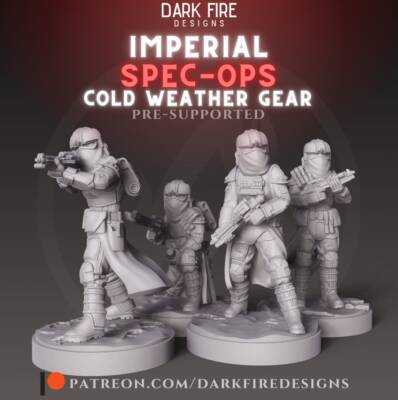 Imperial Spec-Ops Cold Weather Gear - Set of 4 | 35mm | SW Legions ...