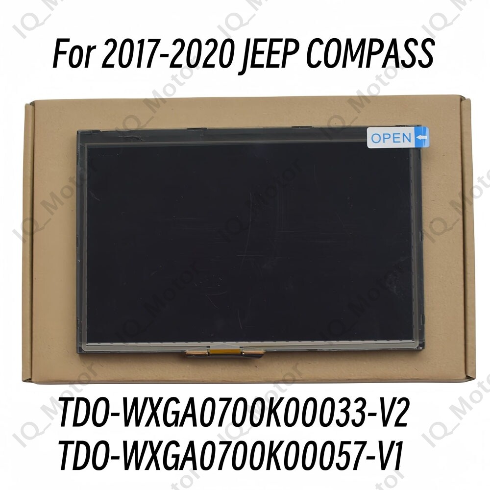 7" LCD Display Touch Screen For 2018 Jeep Compass Radio Navigation ...