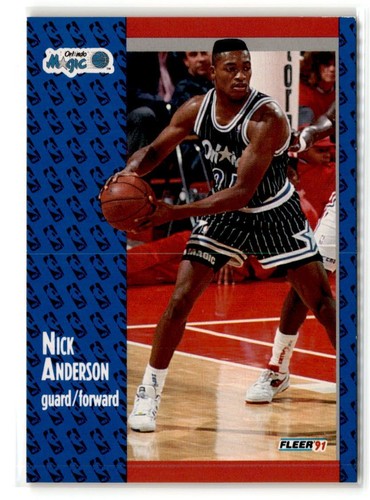 Nick Anderson Orlando Magic 1991-92 Fleer #143 | eBay