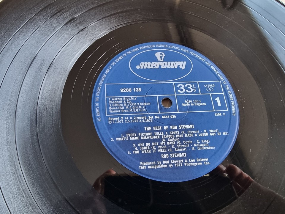 Rod Stewart - The Best Of Rod Stewart (2xLP, Comp, Gat) mercury 6643030 ...