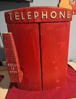 Vintage Red Fire Alarm Street Emergency Telephone Call Box Station | eBay