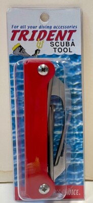 Trident Scuba Diver All in One Multi Use All Purpose Dive Tool- Red | eBay