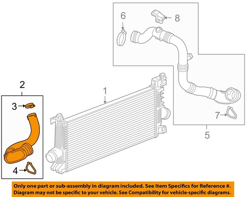 Chevrolet GM OEM 11-15 Cruze-Intercooler Hose Tube 13419572 | eBay