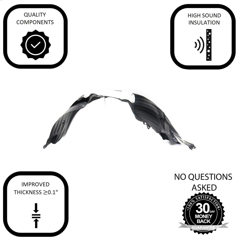 Fender Liner Driver Side for Toyota Sienna 2011-2014 TO1248163 ...