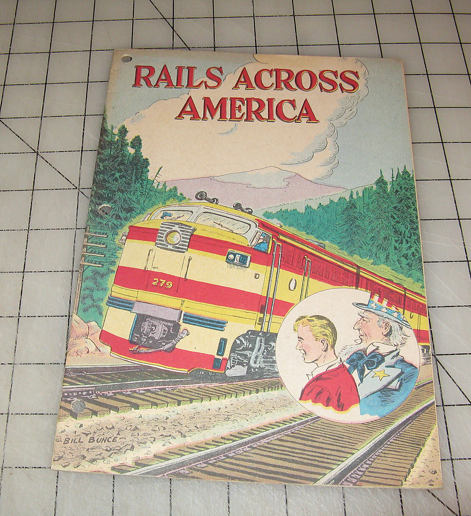 1968 RAILS ACROSS AMERICA Association of American Railroads Comic Book ...